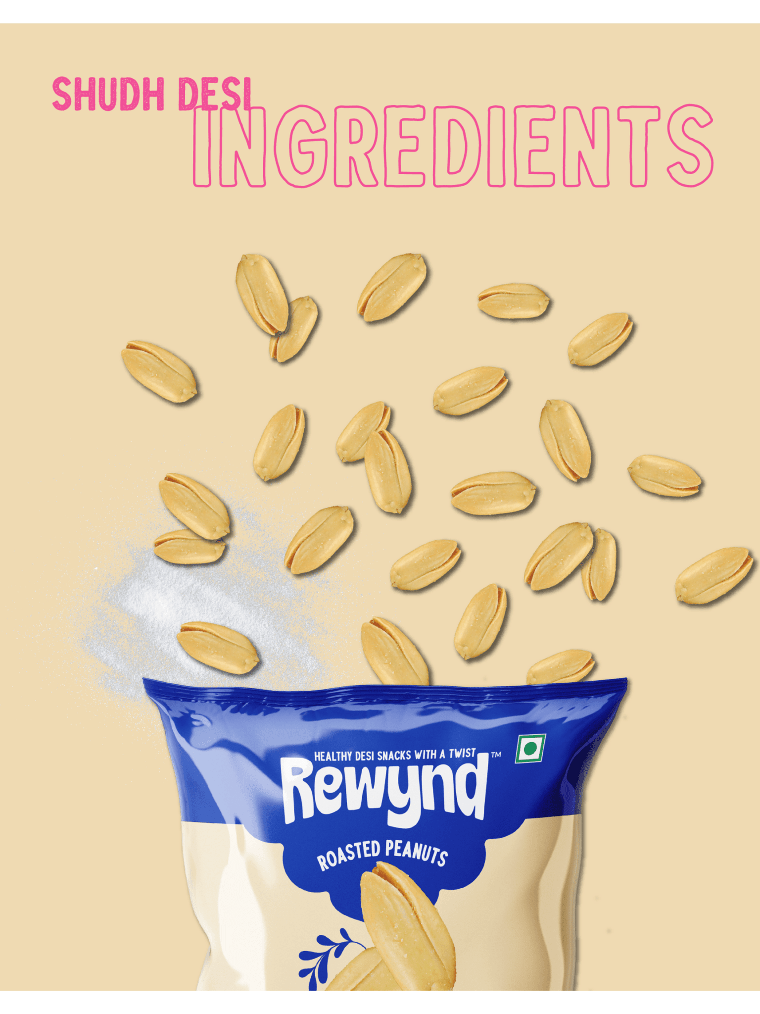 Buy Healthy Classic Salted Roasted Peanut – Rewynd Snacks